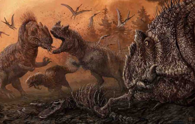 In stressed ecosystems Jurassic dinosaurs turned to scavenging, maybe ...