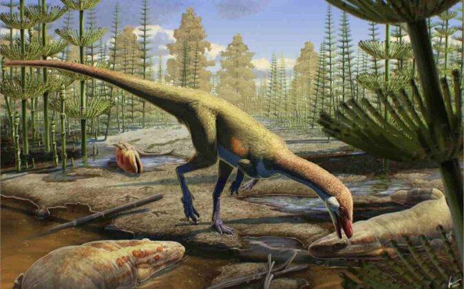 Dinosaurs roamed the northern hemisphere millions of years earlier than ...